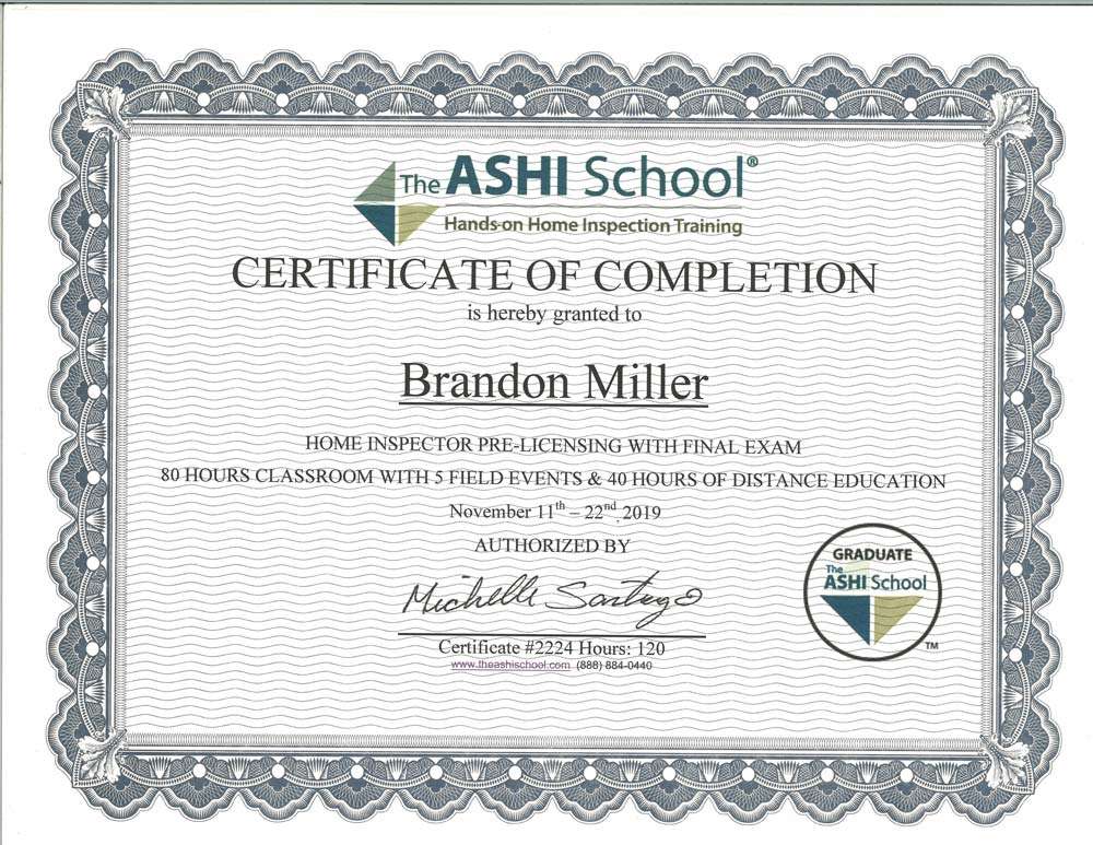 Brandon Miller | Home Inspector | Home Commercial Inspections